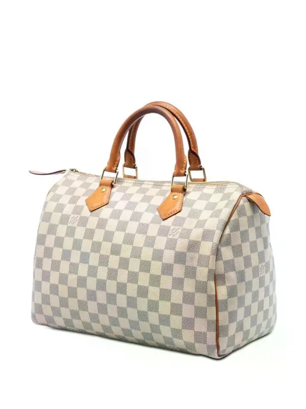 LOUIS VUITTON Damier Azur Speedy 30 Boston Bag