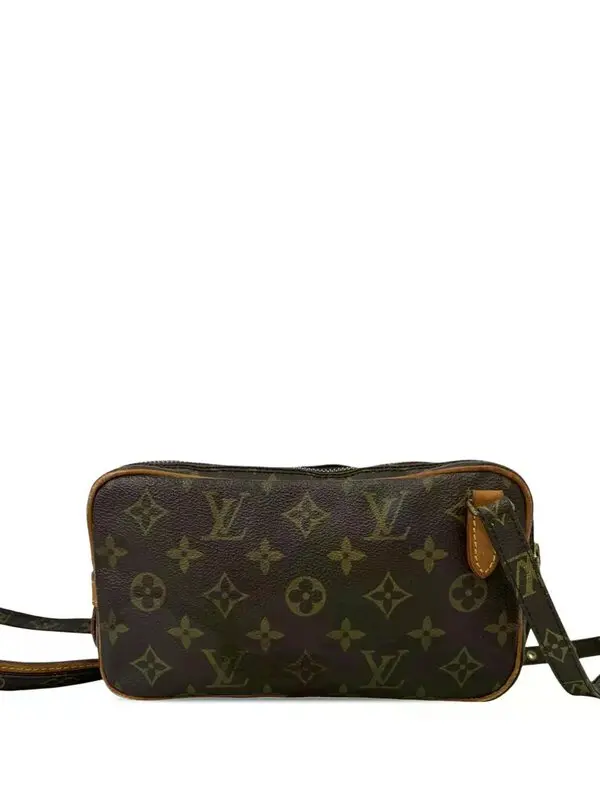 LOUIS VUITTON Monogram Pochette Marly Bandouliere Crossbody Bag - Brown
