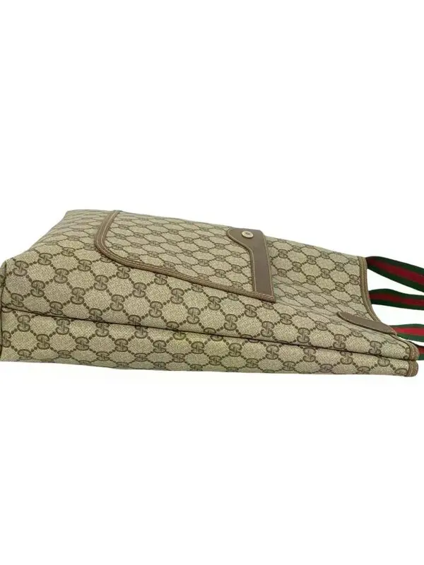 Gucci Gg Supreme Web Tote Bag