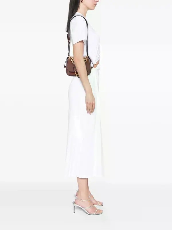 Miu Miu Mini Goatskin Madras Dahlia Satchel