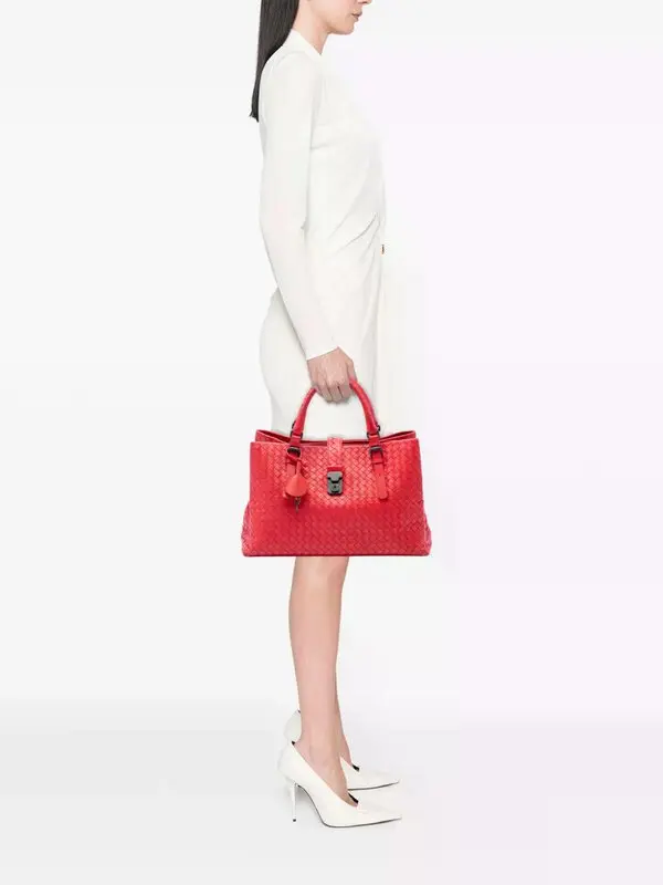 Bottega Veneta Medium Roma Tote Bag - Red