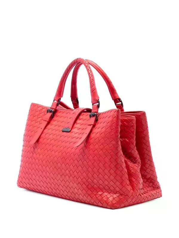 Bottega Veneta Medium Roma Tote Bag - Red