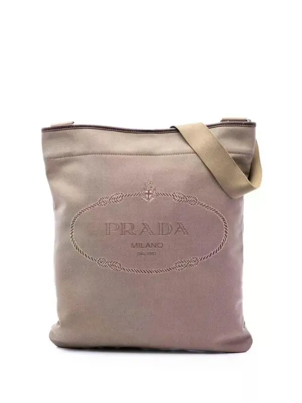 Prada Canapa Logo Messenger Bag