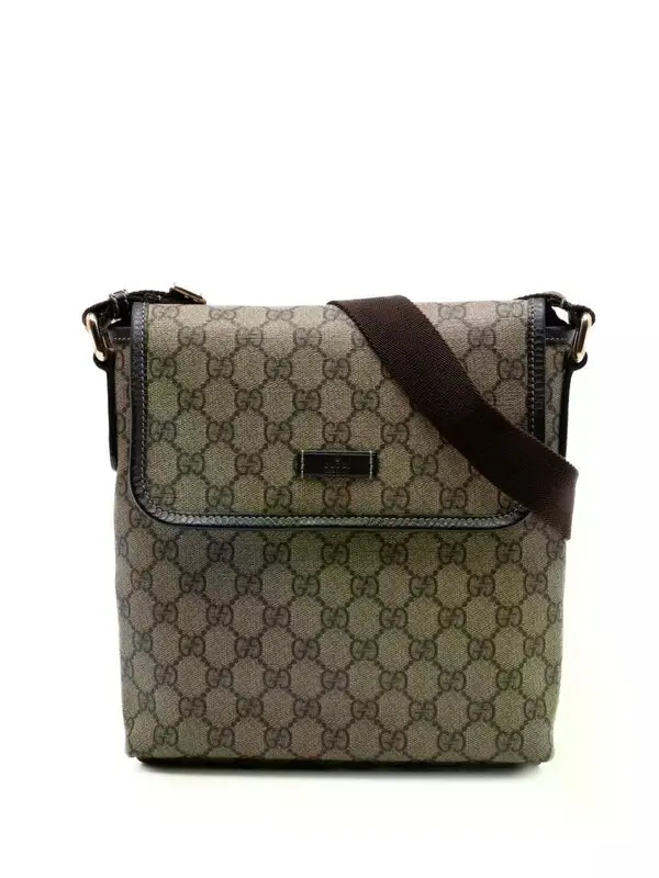 Gucci Gg Supreme Crossbody Bag - Neutrals