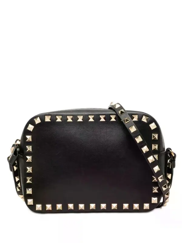 Valentino Garavani Studded Leather Camera Bag - Black