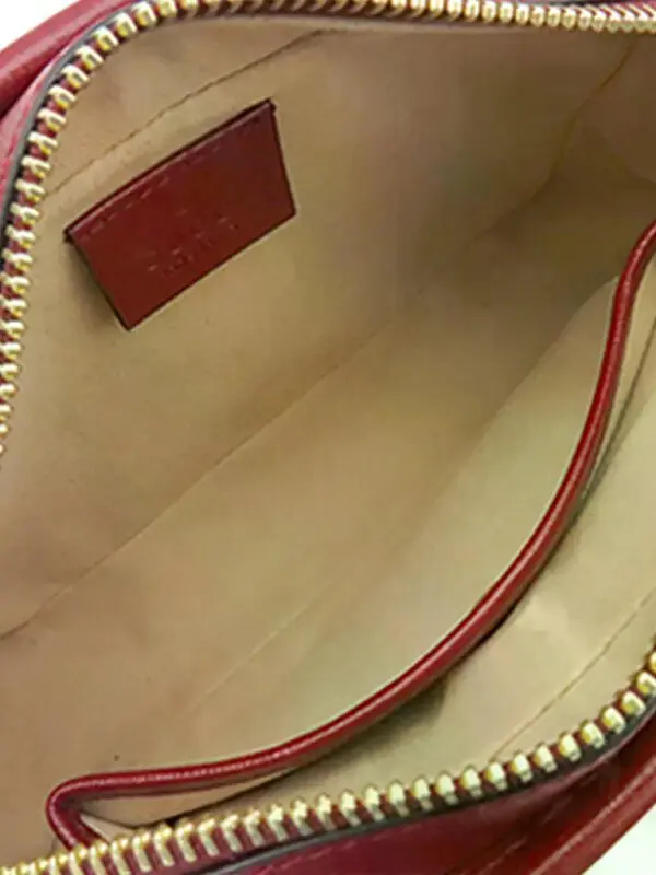 Gucci Calfskin Interlocking G Clutch Bag