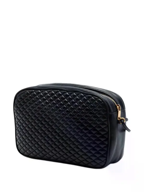 Saint Laurent Quilted Lambskin Victoire Camera Bag - Black
