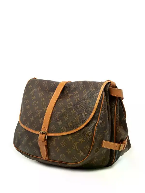 LOUIS VUITTON Monogram Saumur 35 Crossbody Bag