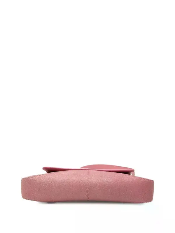 Balenciaga 2022 Small Glitter Fabric Xx Flap Crossbody Bag - Pink