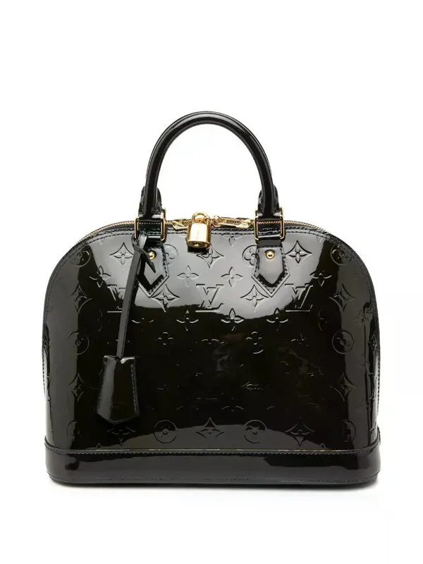 LOUIS VUITTON Monogram Vernis Alma Pm Handbag