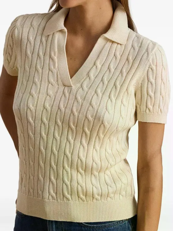 Ralph Lauren Cable Knit Short Sleeve T-shirt