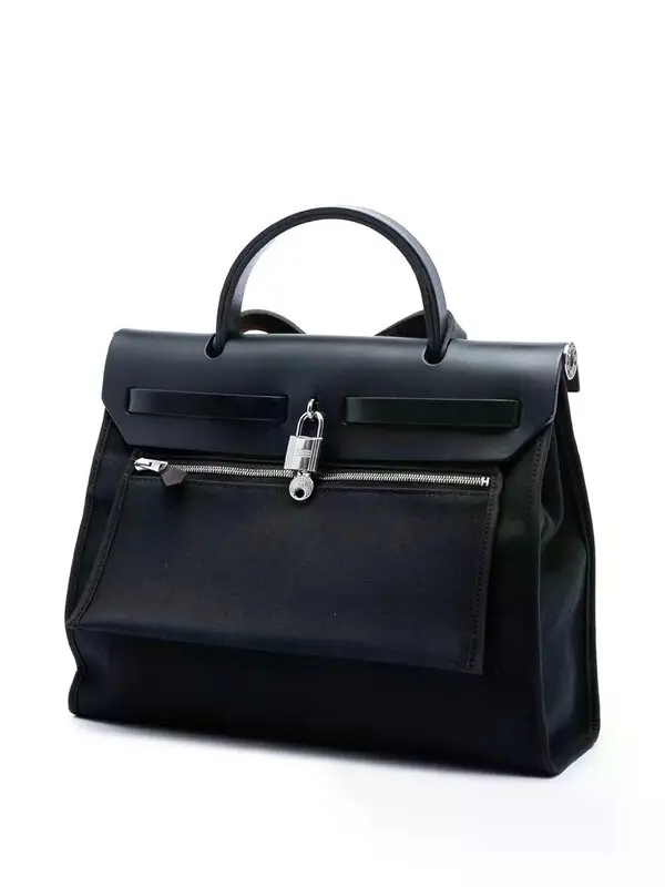 Hermès Toile H Berline Herbag Zip 31 Satchel