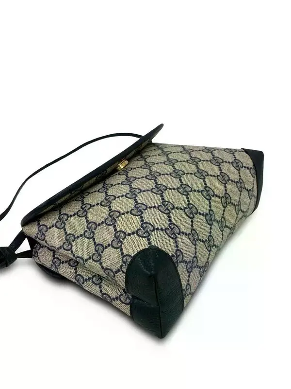 Gucci Gg Supreme Interlocking G Crossbody Bag