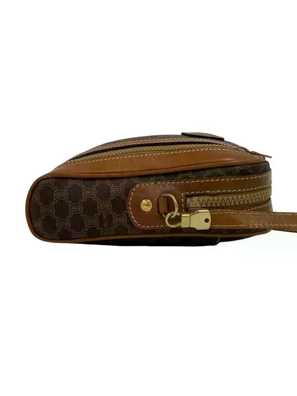 Celine Macadam Coated Canvas Crossbody Bag