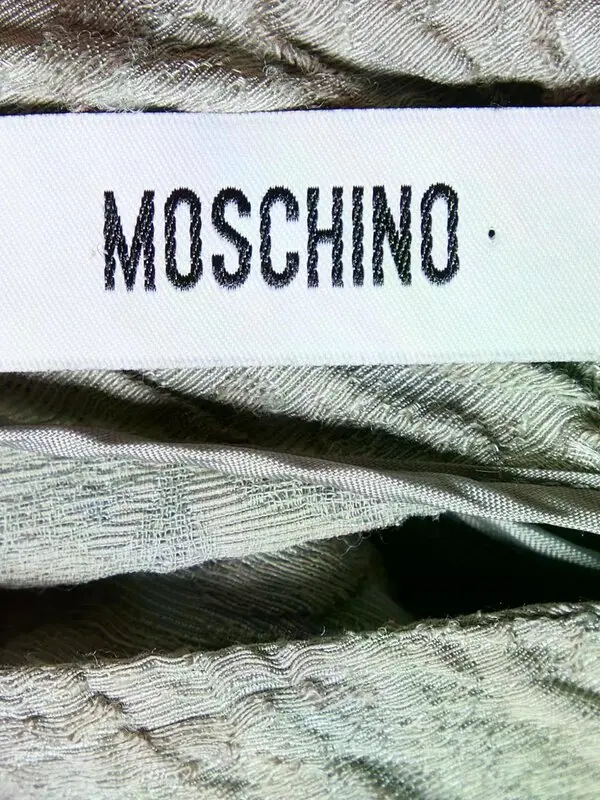 Moschino Floral Jacquard Bow-detail Shift Dress