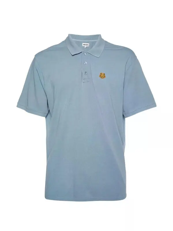 Kenzo Tiger Patch Polo T-shirt - Blue