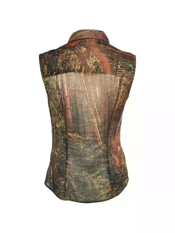 Dolce & Gabbana Printed Sleeveless Top