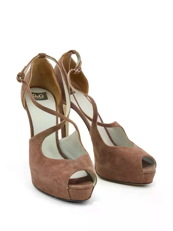 Dolce & Gabbana Platform Open-toe Pumps
