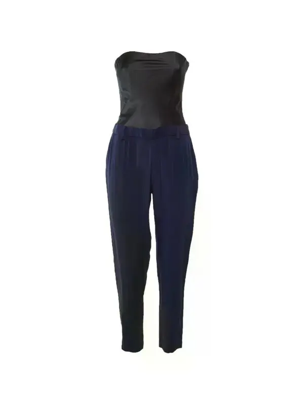 Maje Strapless Crepe Jumpsuit