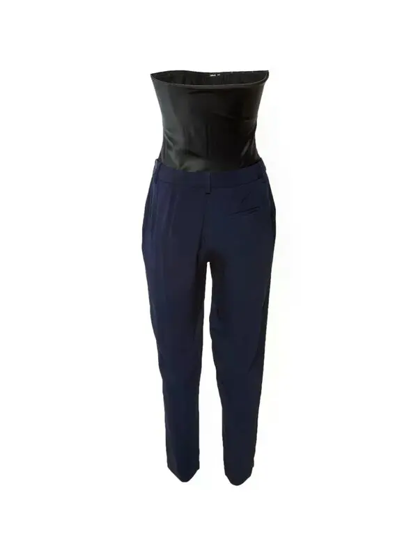 Maje Strapless Crepe Jumpsuit