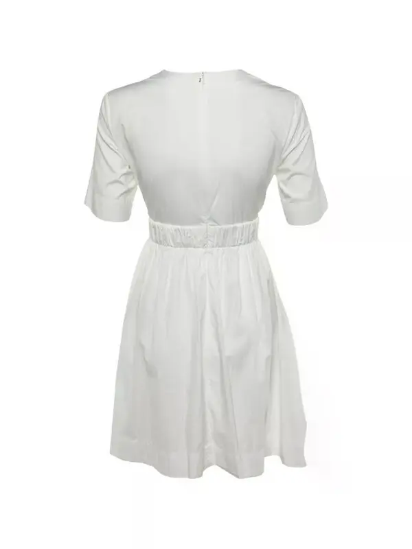 Sportmax Belted Handkerchief Hem Mini Dress