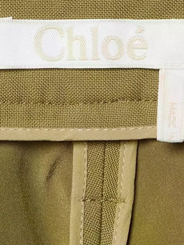 Chloé Capri Trousers With Contrast Stitching