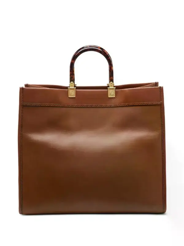 Fendi Sunshine Leather Tote Bag