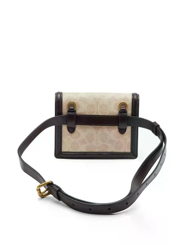 COACH Hutton Turn-lock Belt Bag - Brown