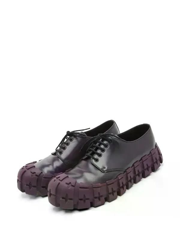 Prada Brushed Leather Derby Shoes