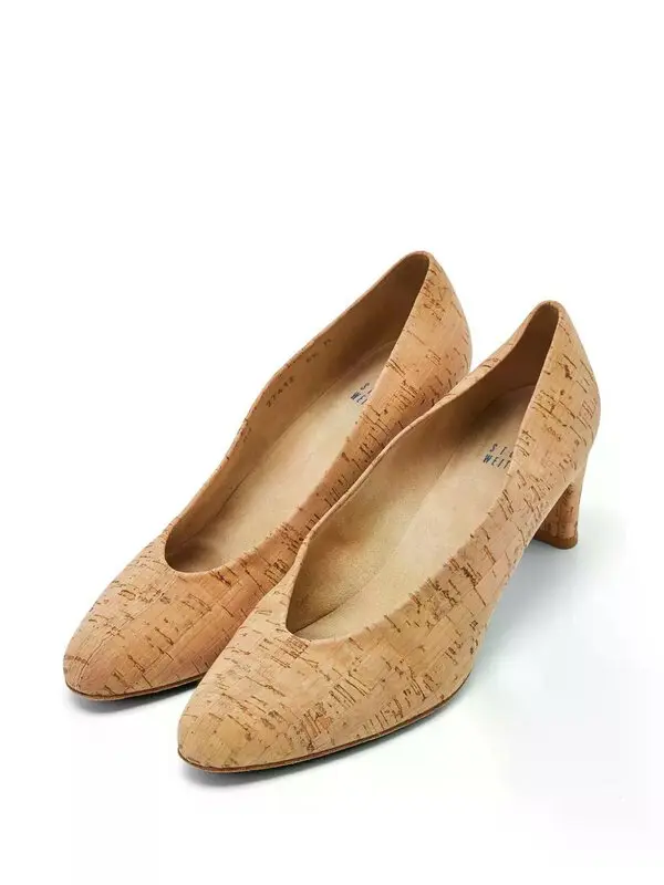 STUART WEITZMAN Cork-texture Pumps