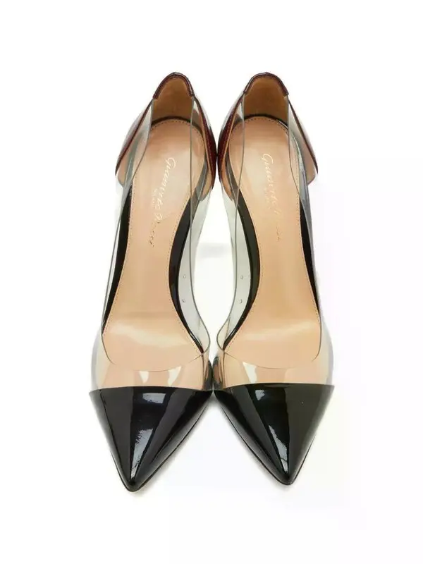 GIANVITO ROSSI Plexi Pointed-toe Pumps