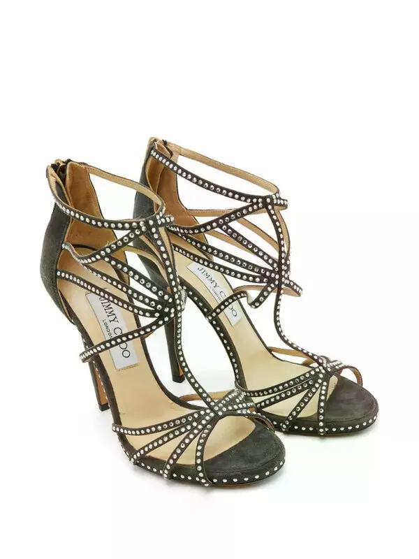 JIMMY CHOO Vendetta Crystal-embellished Sandals