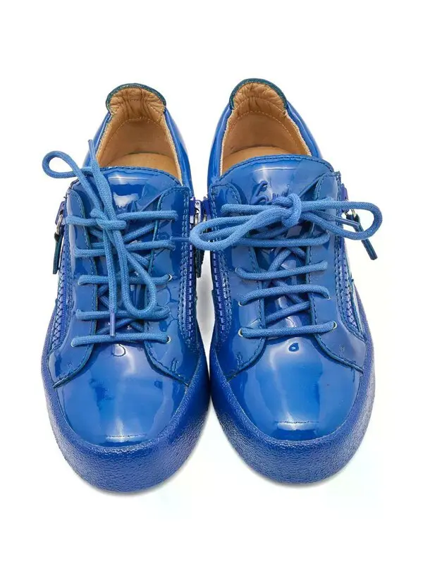 GIUSEPPE ZANOTTI Patent Leather Sneakers