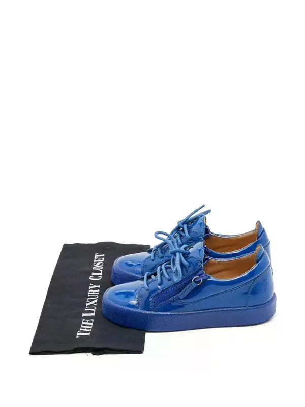 GIUSEPPE ZANOTTI Patent Leather Sneakers