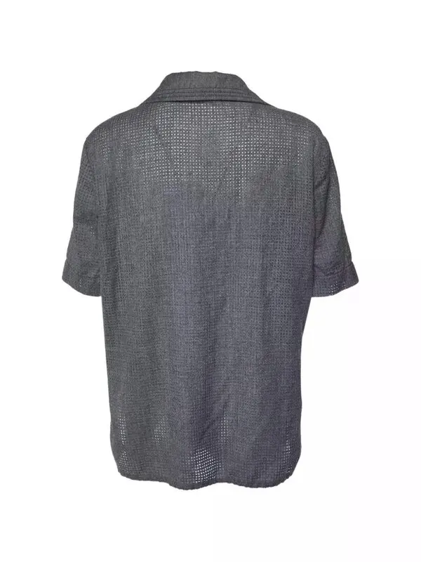 Fendi Perforated Wool Shirt