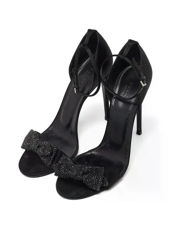 Gucci Crystal-embellished Bow Sandals