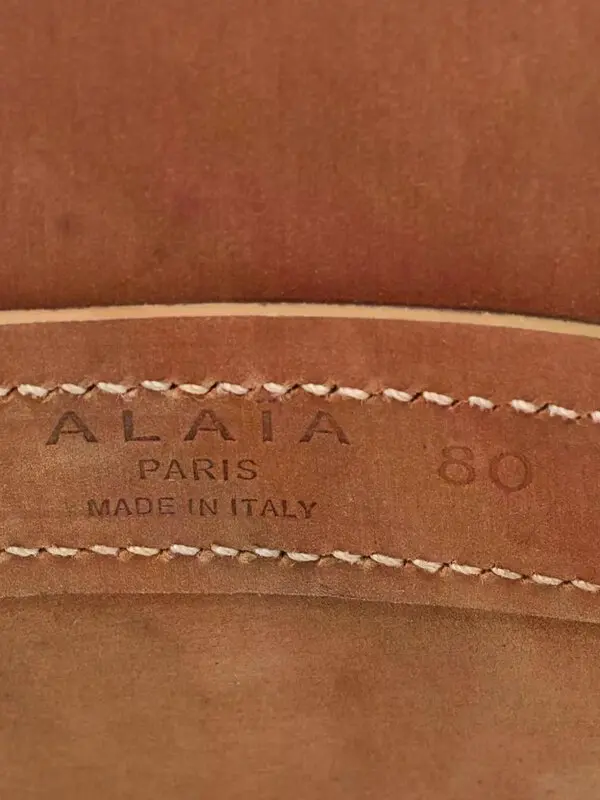 Alaïa Suede Perforated Corset Belt
