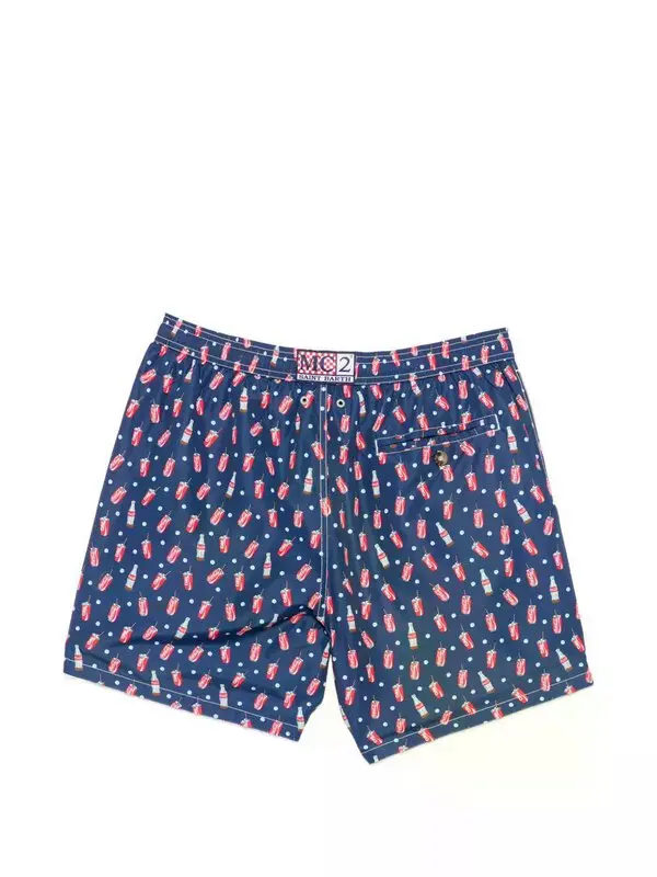 MC2 SAINT BARTH Graphic Print Swim Shorts