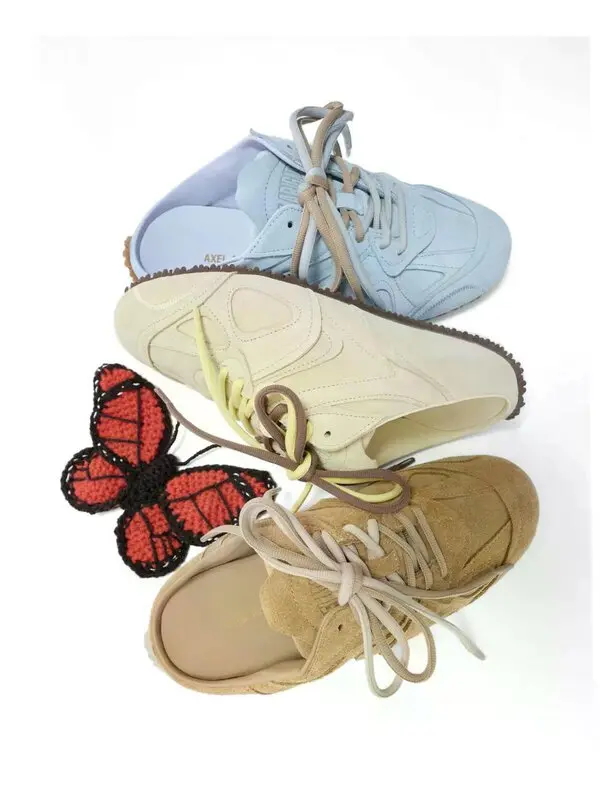 Axel Arigato Suede Lace-up Mules