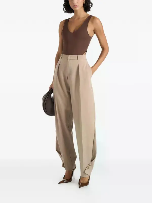 Manière De Voir Twist Leg Tailored Trousers
