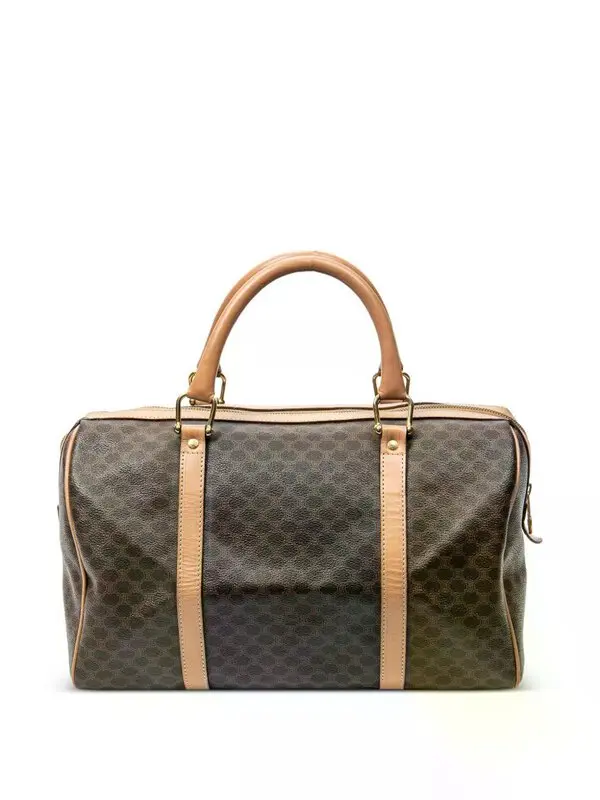 Celine Medium Leather-trim Tote Bag