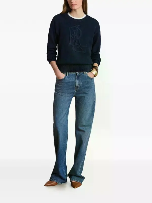 Ralph Lauren Embroidered Logo Cotton Sweater