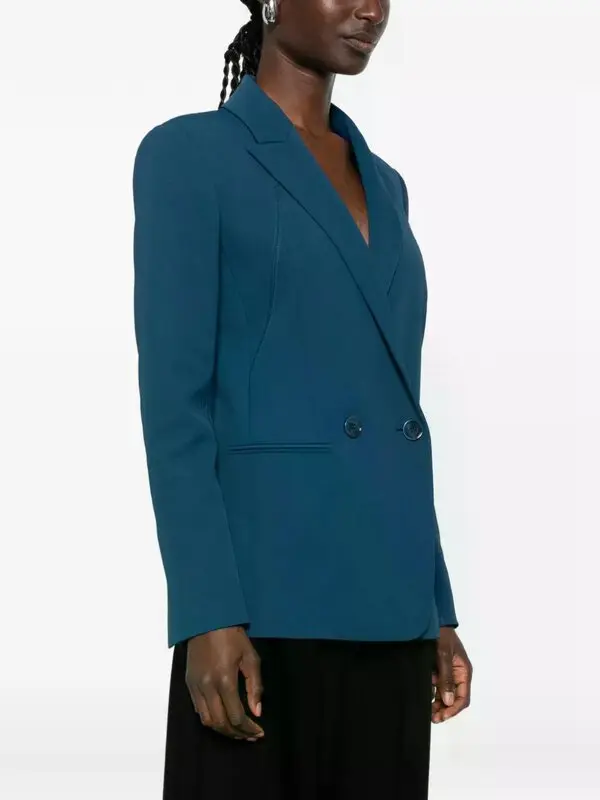 Patrizia Pepe Double-breasted Notched Lapel Jacket