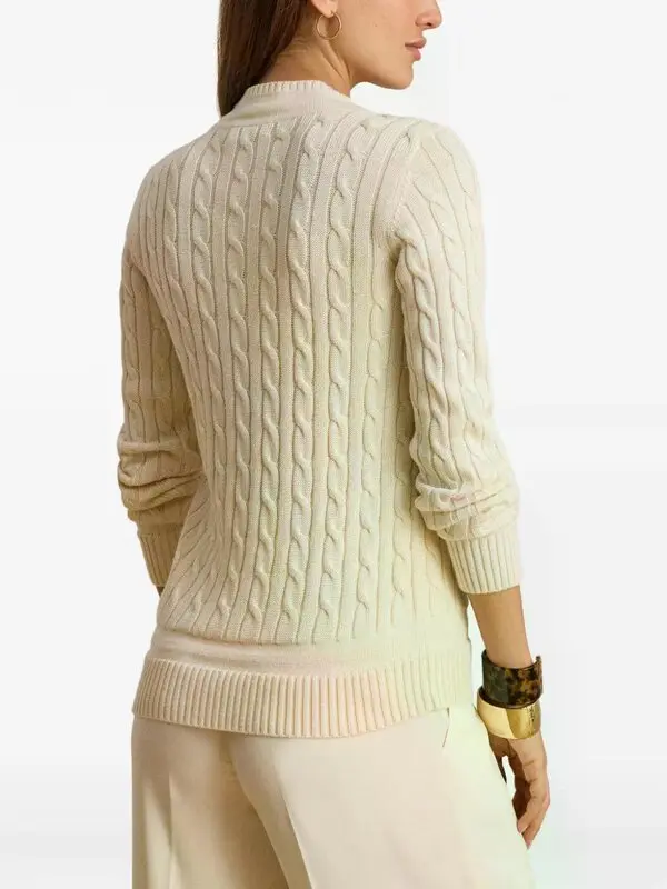 Ralph Lauren Cable-knit Monogram Sweater