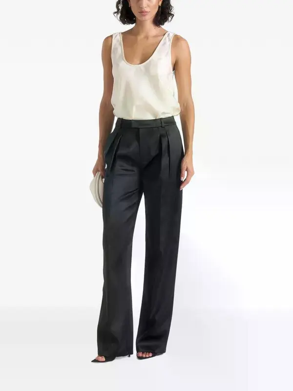 Manière De Voir Mathilda Satin Vest - Neutrals