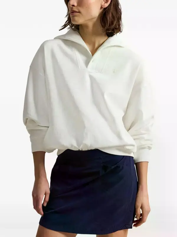 Polo Ralph Lauren Wimbledon Embroidered Mock Neck Sweater
