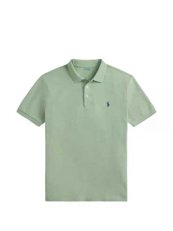 Polo Ralph Lauren Pony Embroidered Cotton Polo Shirt - Green