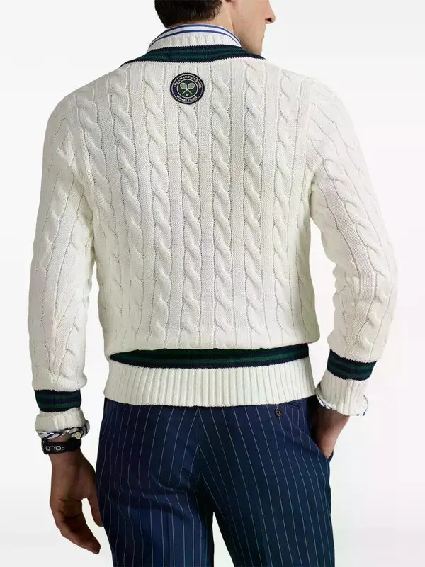 Polo Ralph Lauren Wimbledon Cable Knit Sweater