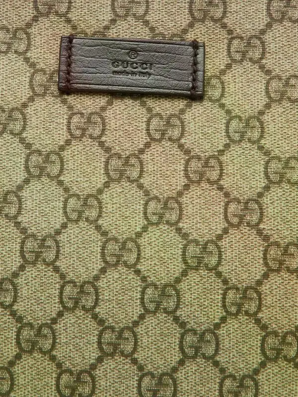 Gucci Gg Supreme Leather-trim Tote Bag