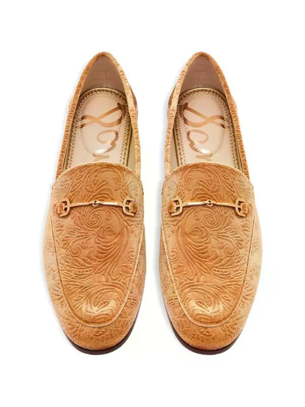 Sam Edelman Loraine Horsebit Floral-jacquard Loafers